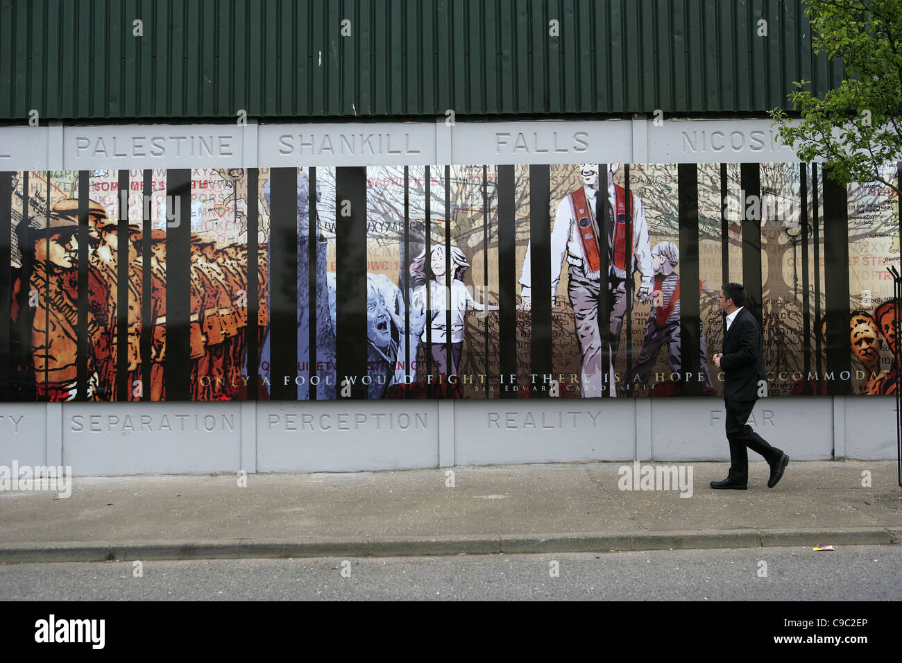 The peace lines or peace walls are a series of separation barriers in ...