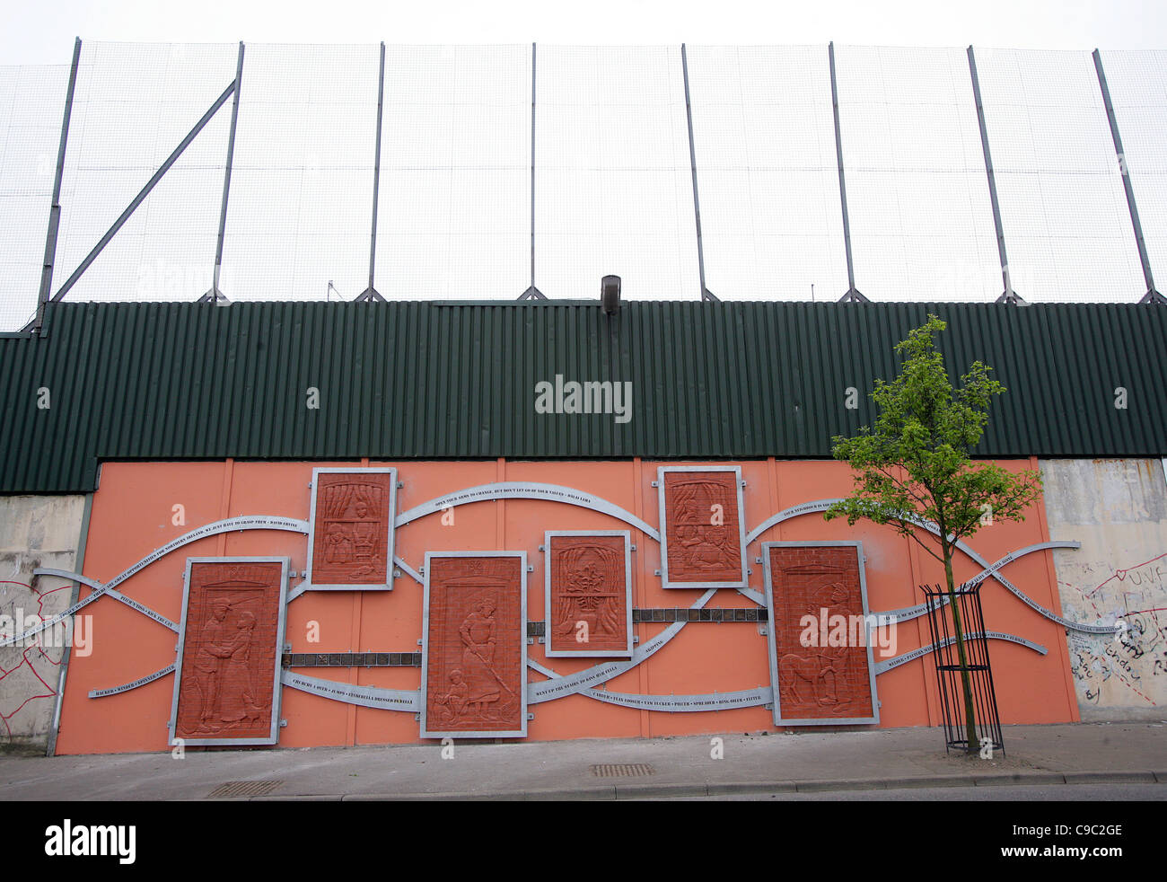 The peace lines or peace walls are a series of separation barriers in ...