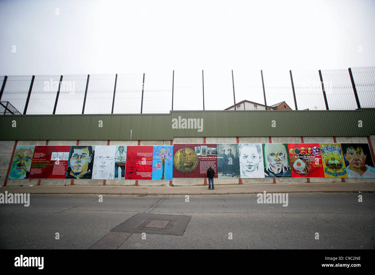 The peace lines or peace walls are a series of separation barriers in ...