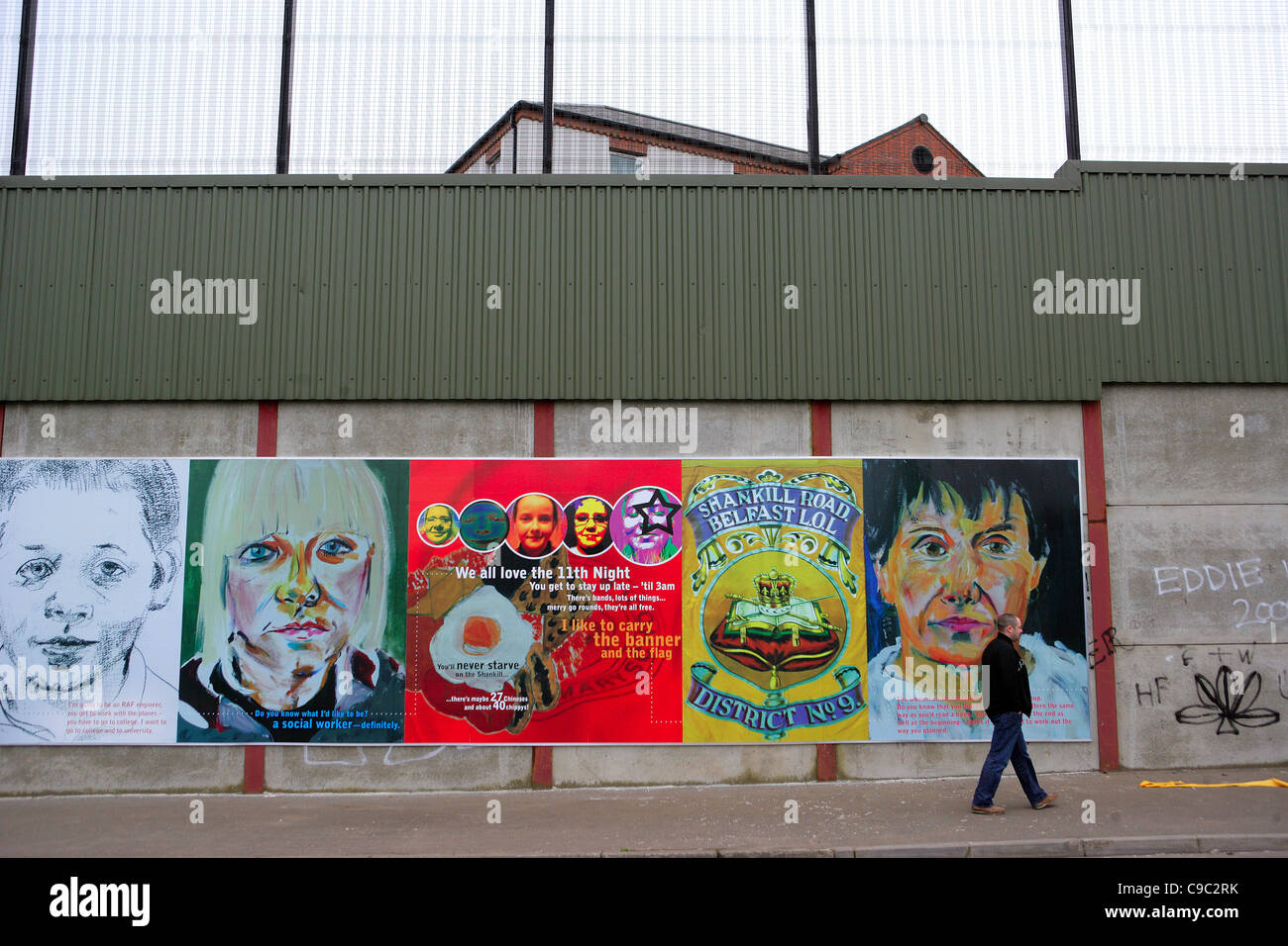 The peace lines or peace walls are a series of separation barriers in ...