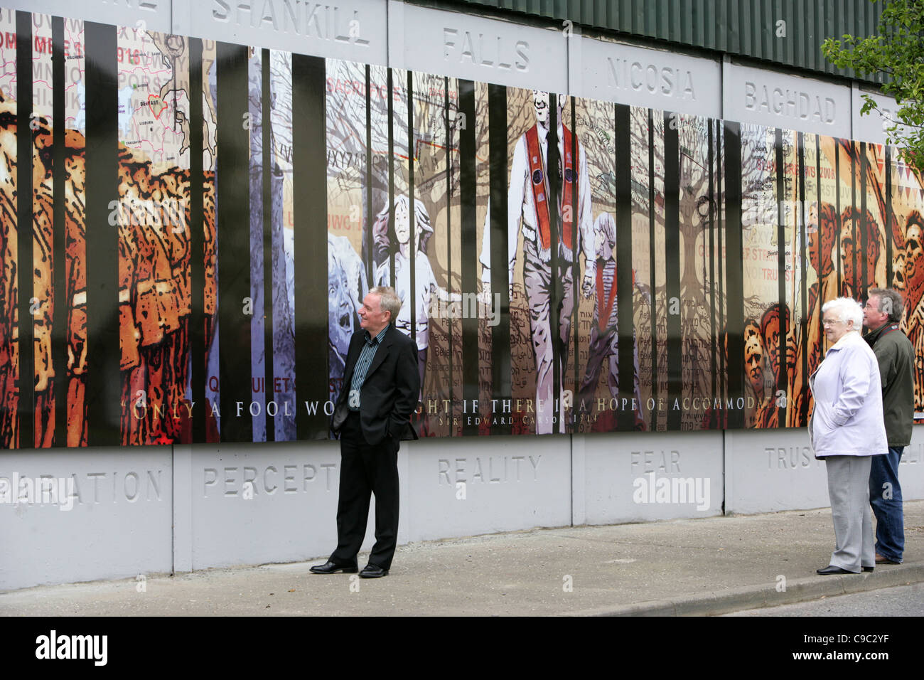 The peace lines or peace walls are a series of separation barriers in ...