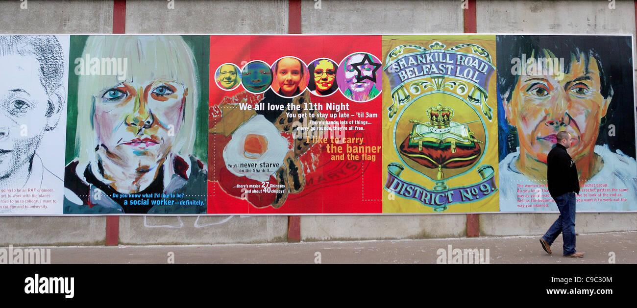 The peace lines or peace walls are a series of separation barriers in ...