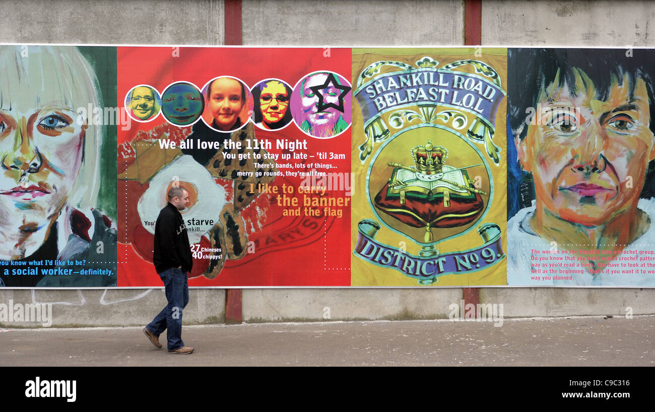 The peace lines or peace walls are a series of separation barriers in ...