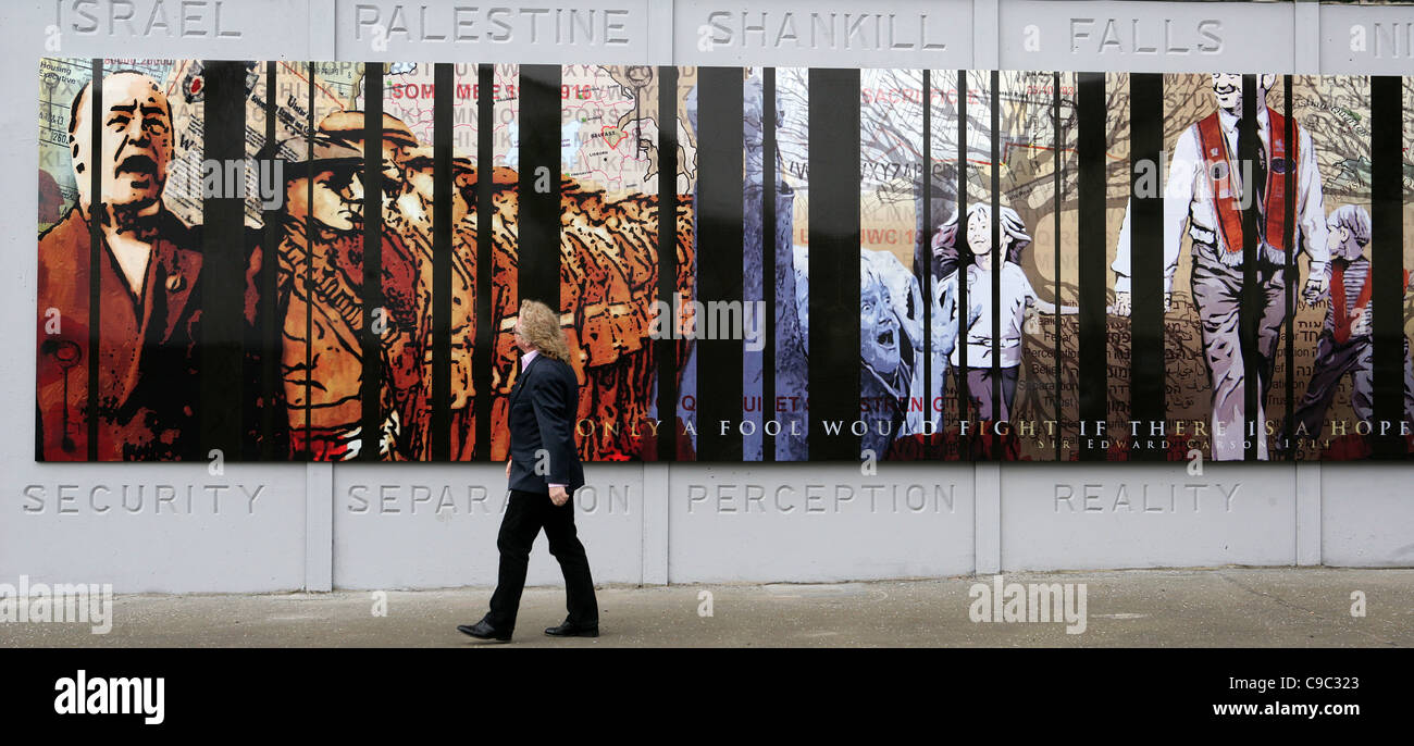 The peace lines or peace walls are a series of separation barriers in ...