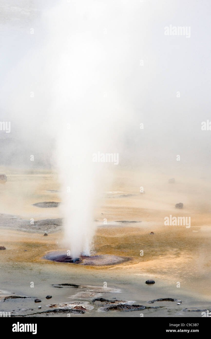 Yellowstone geothermal feature hi-res stock photography and images - Alamy