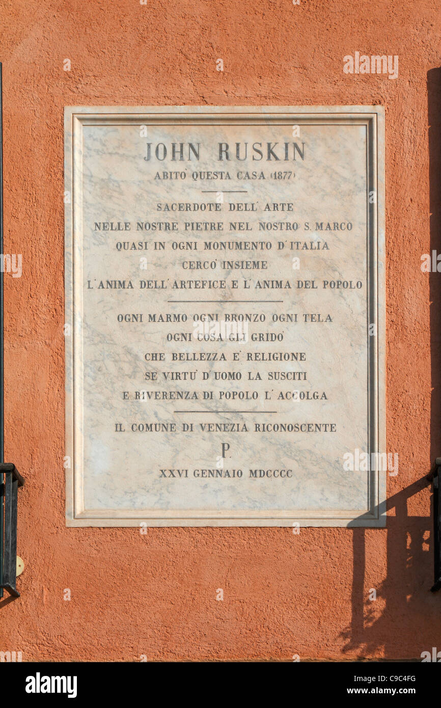 Ruskins venice hi-res stock photography and images - Alamy