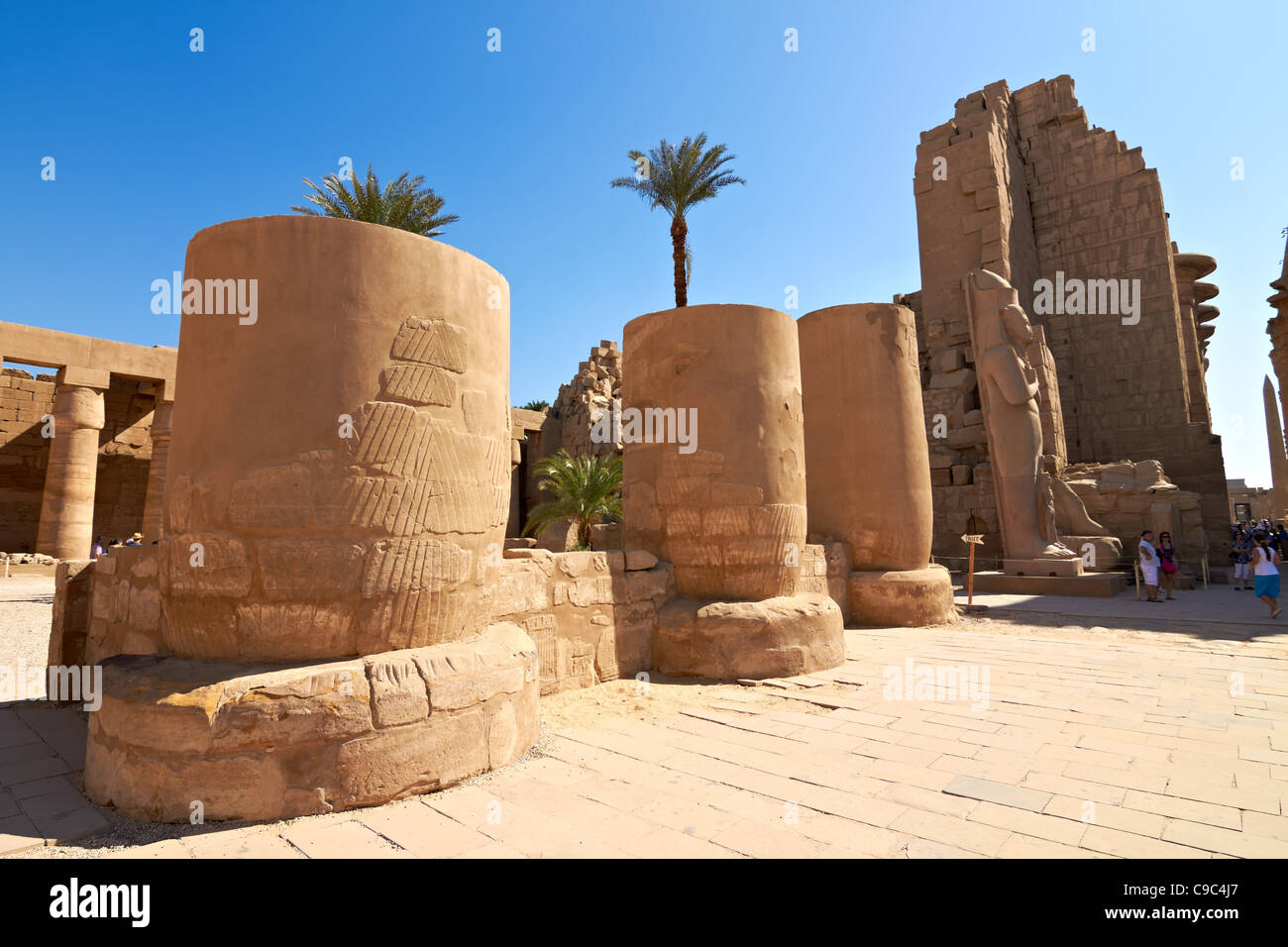 Interior of Karnak temple, Luxor, Egypt Stock Photo - Alamy