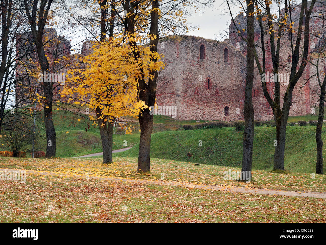Livonia Order Castle, was built in the middle of the 15th century ...