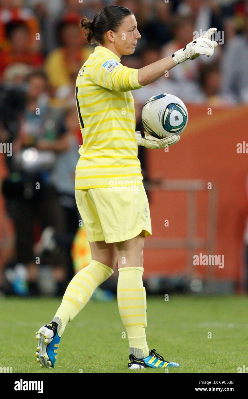 Goalkeeper Celine Deville of France in action during a FIFA Women's ...