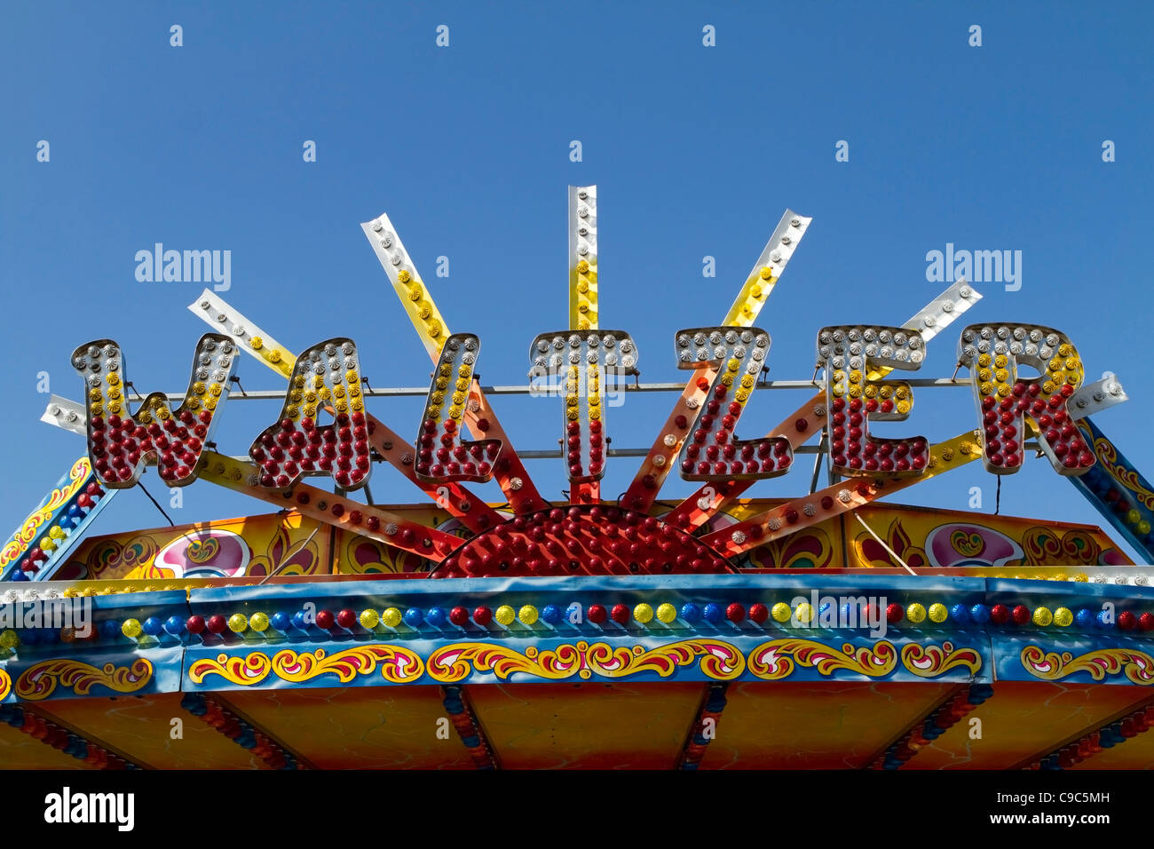 The Waltzer amusement ride on Brighton Pier, England Stock Photo - Alamy