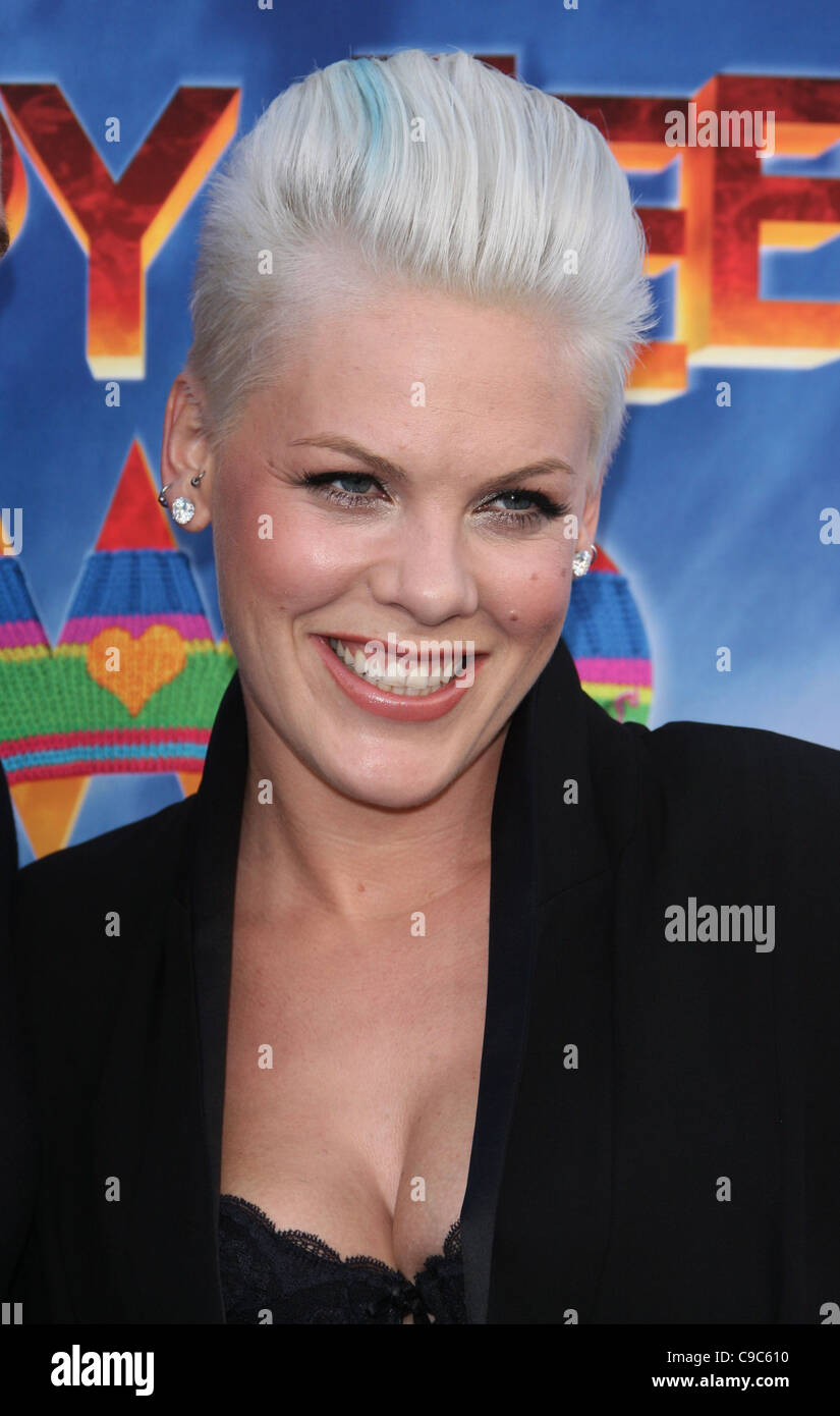 PINK AKA ALECIA MOORE HAPPY FEET TWO. WORLD PREMIERE HOLLYWOOD LOS ...