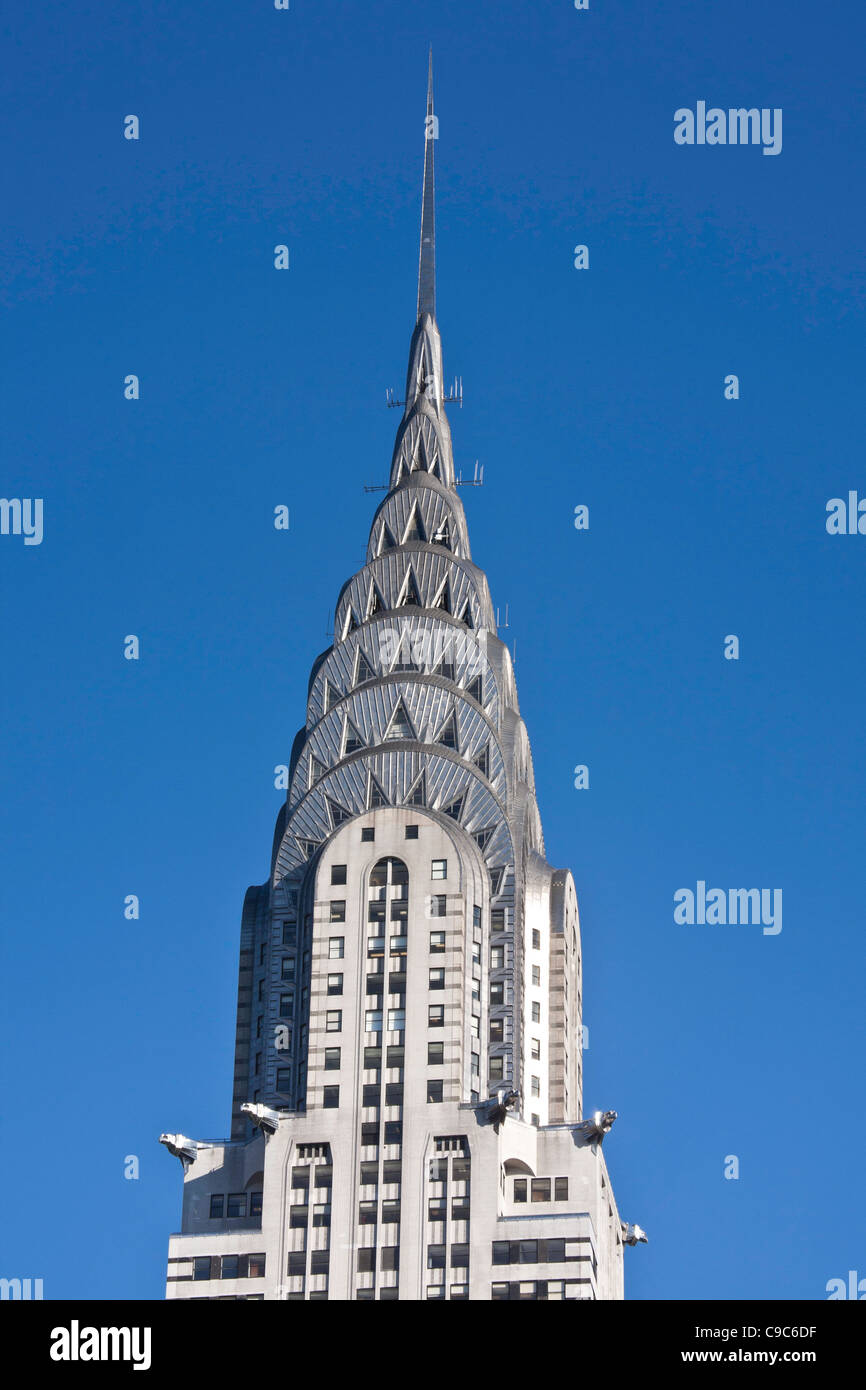 Chrysler building crown hi-res stock photography and images - Alamy