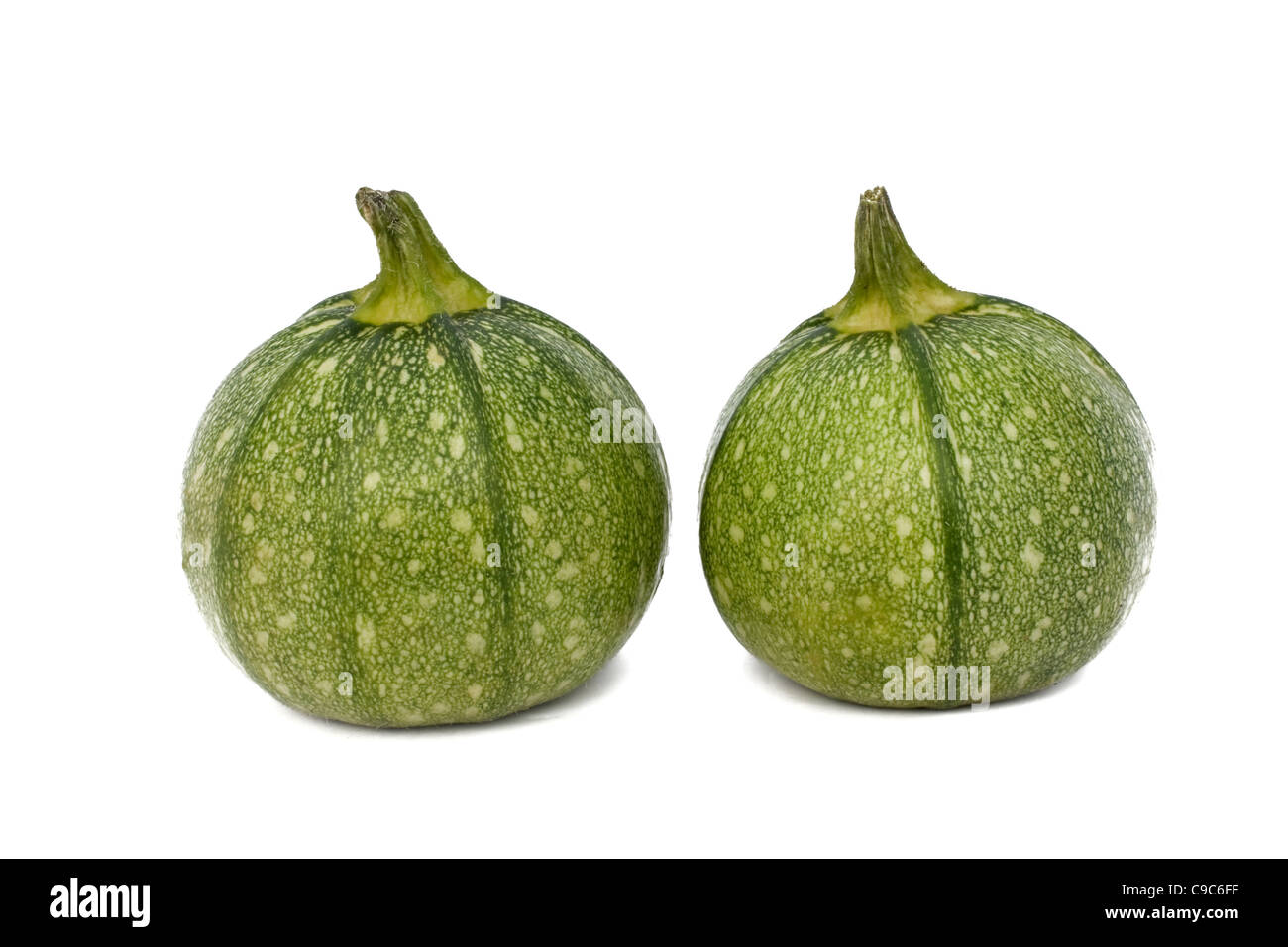 Round Zucchini Isolated Stock Photo - Alamy
