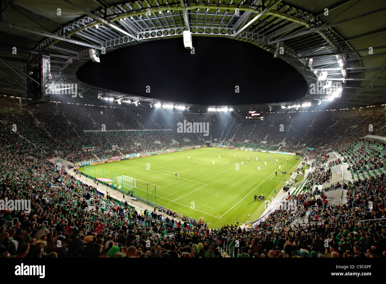 new stadium in Wroclaw, Poland Stock Photo - Alamy