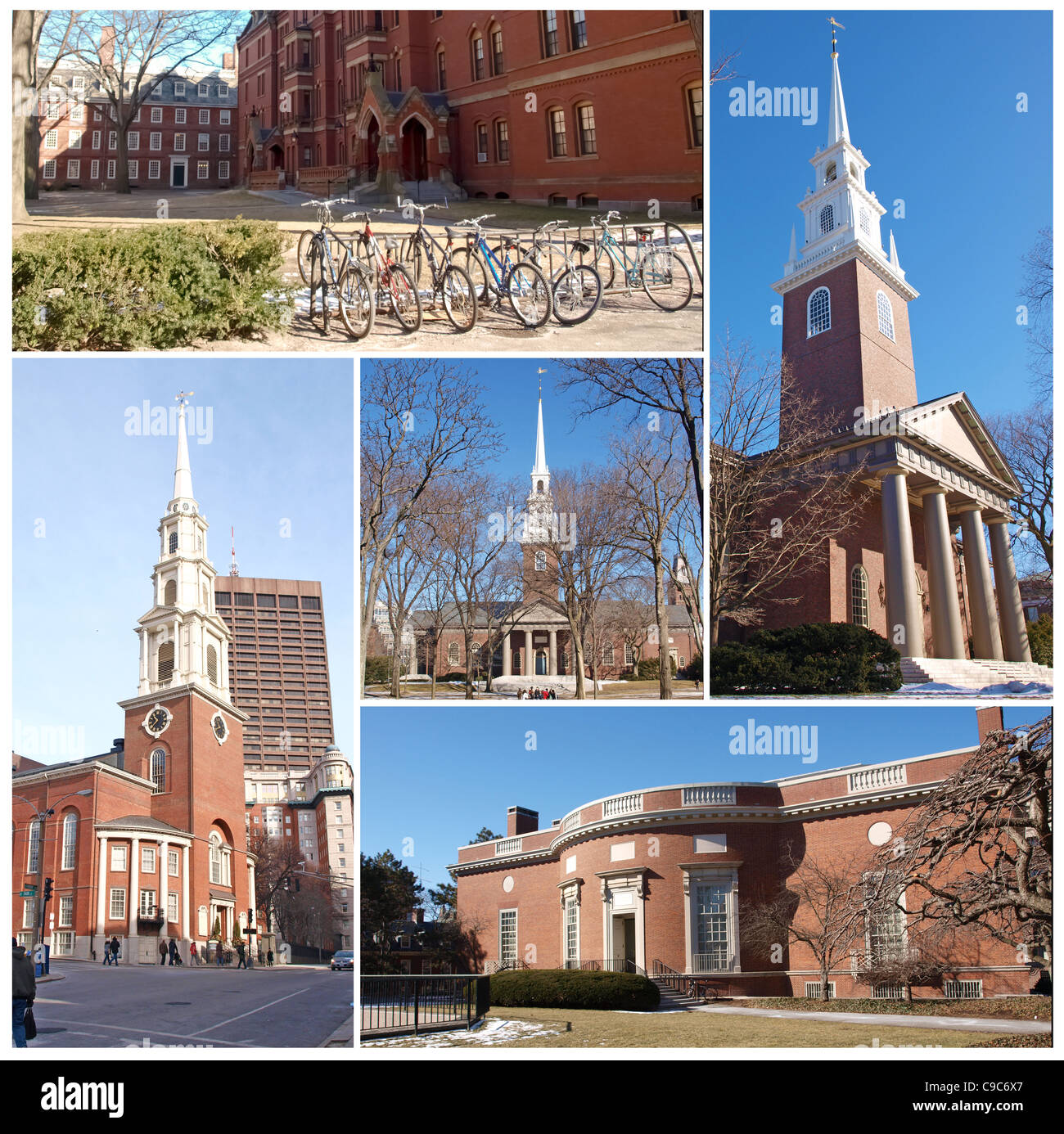Harvard campus spring hi-res stock photography and images - Alamy