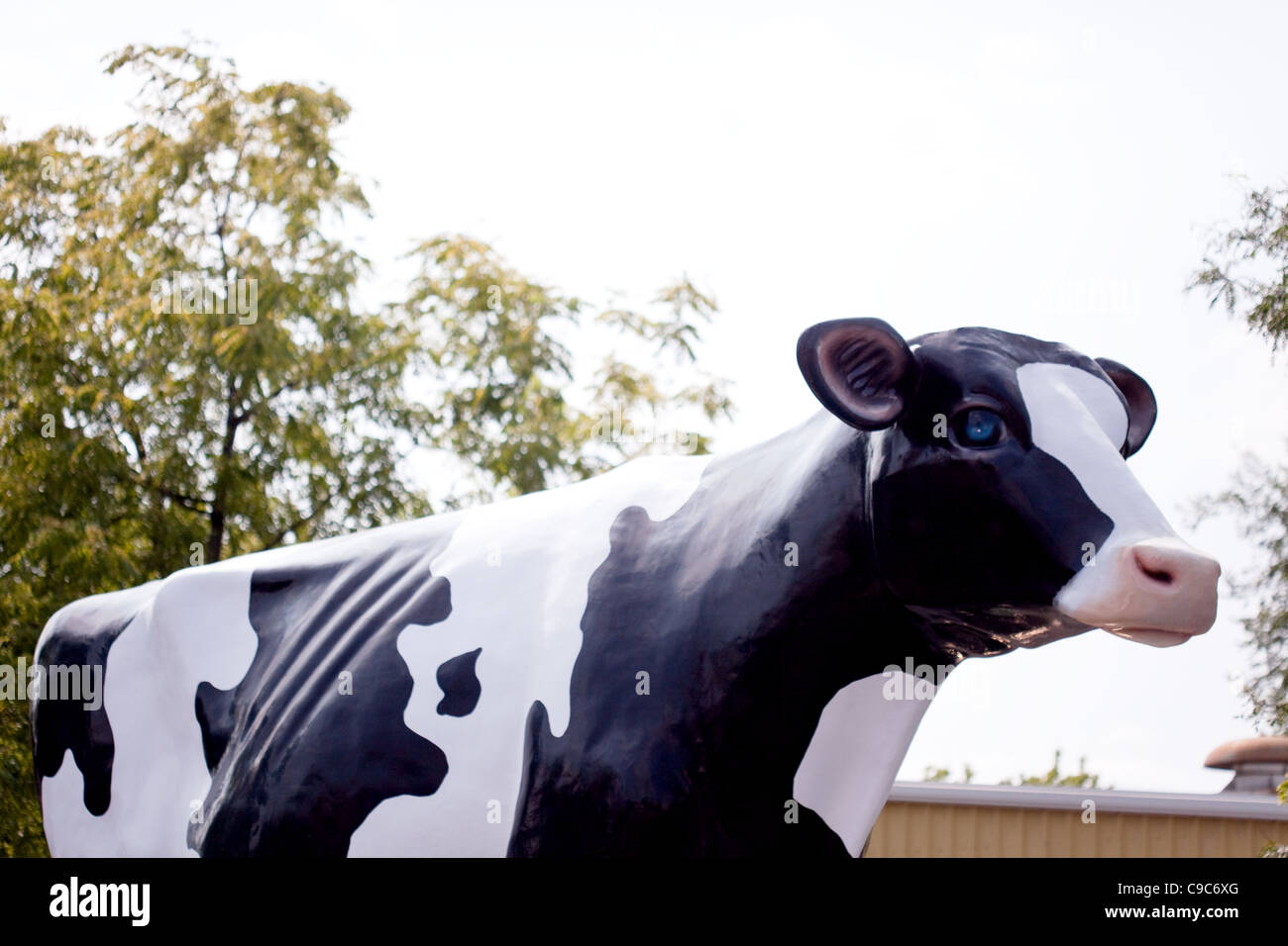 cow, fake cow, plastic cow, artistic cow Stock Photo - Alamy
