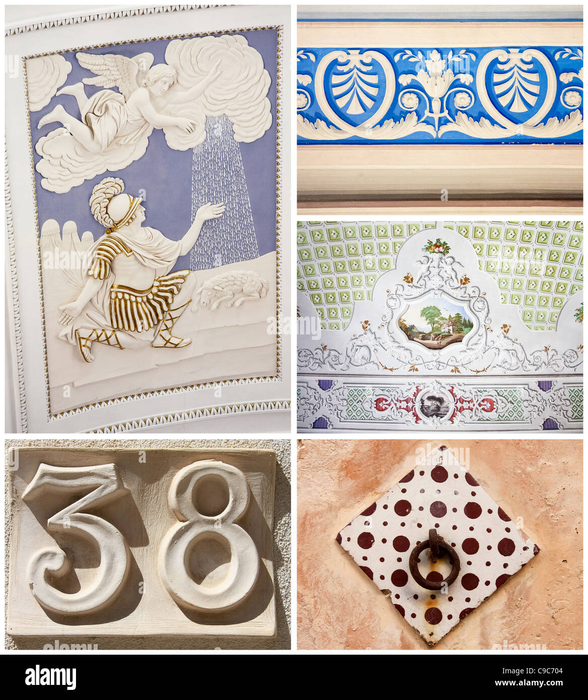 Old paintings collage hi-res stock photography and images - Alamy