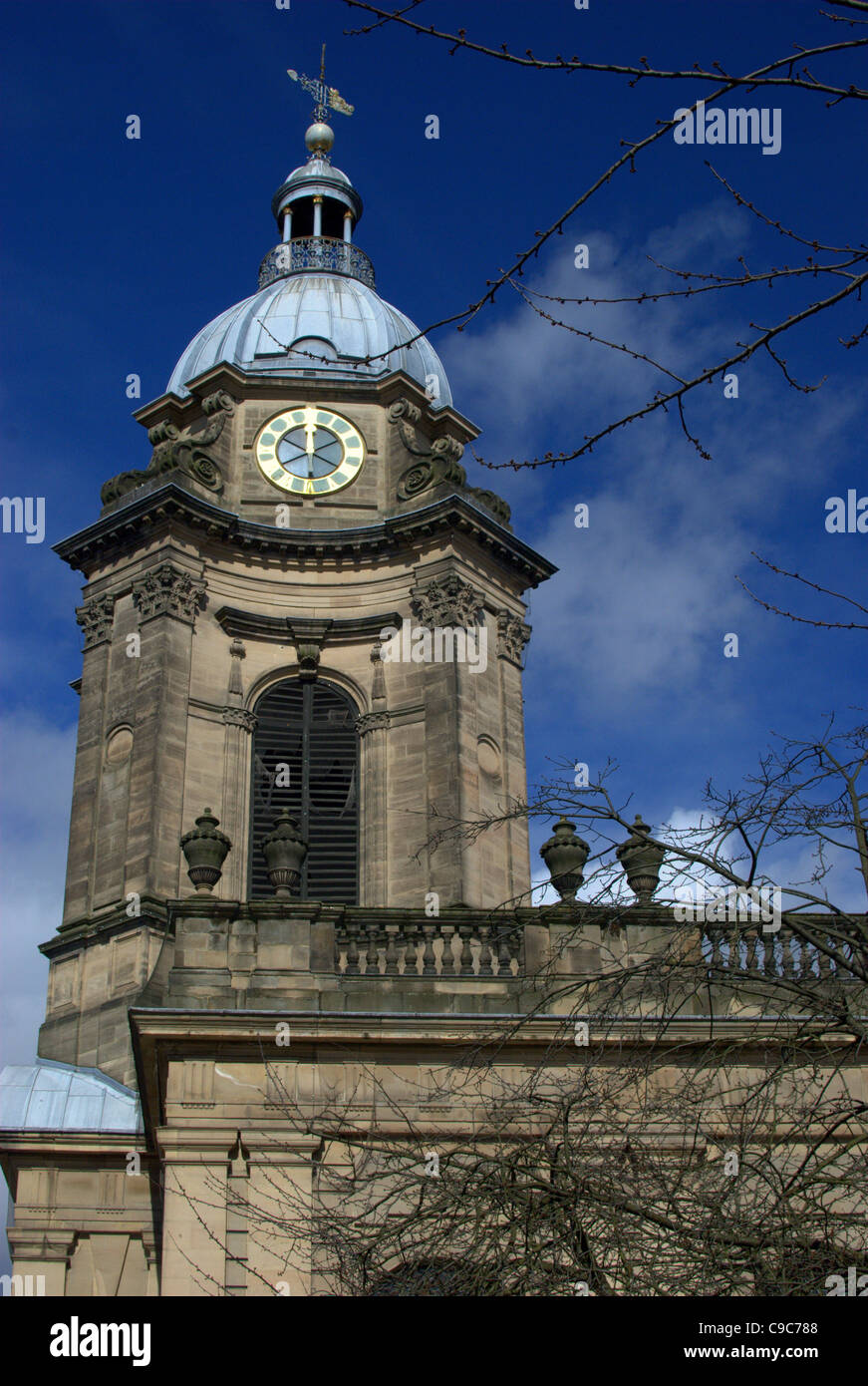 Birmingham cathedral clock tower hi-res stock photography and images ...