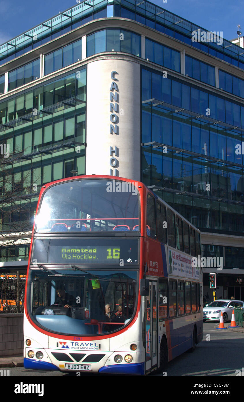 Birmingham bus near the Bullring shopping centre Stock Photo - Alamy