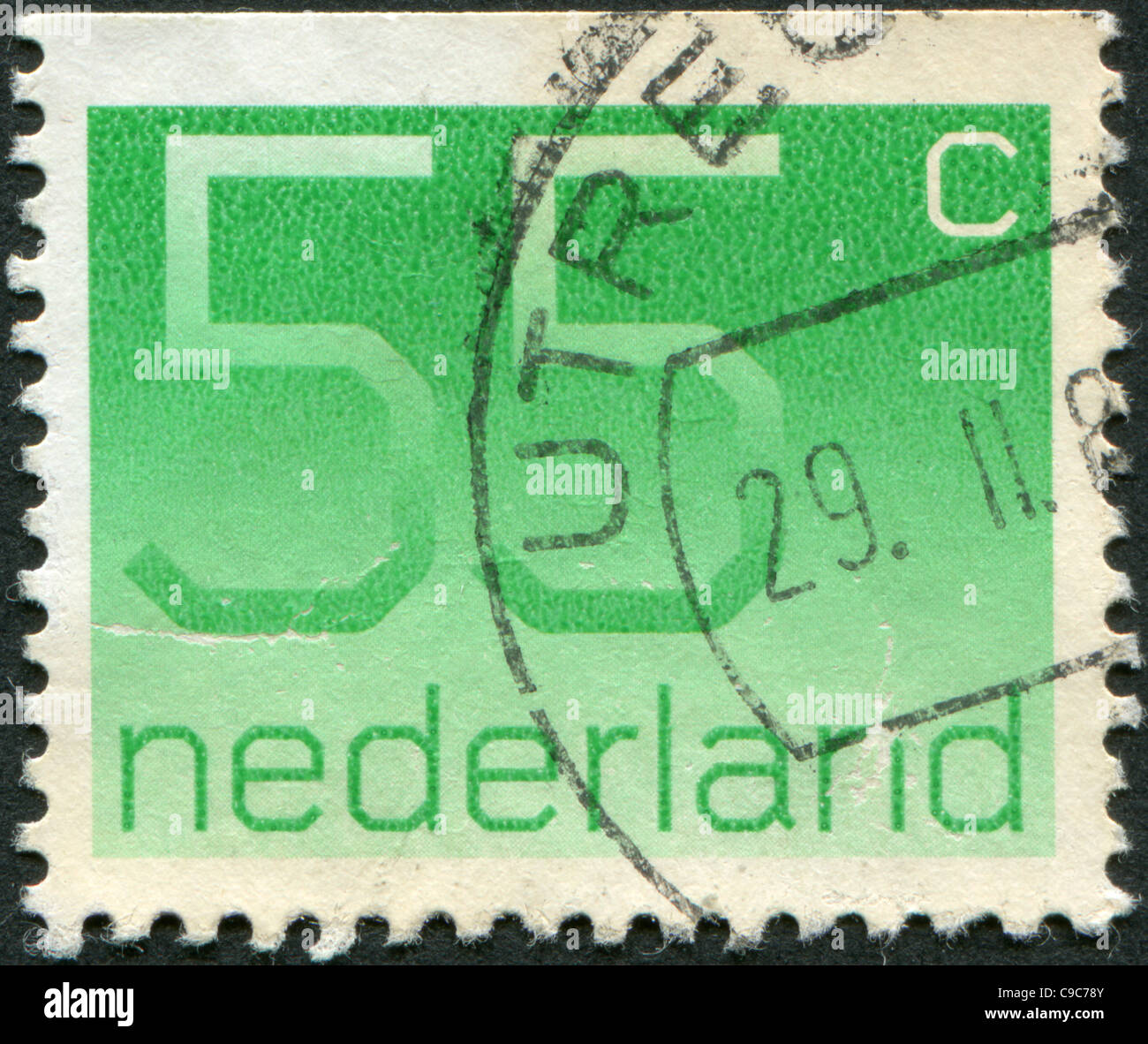 Stamp Netherlands Postage Value High Resolution Stock Photography and ...
