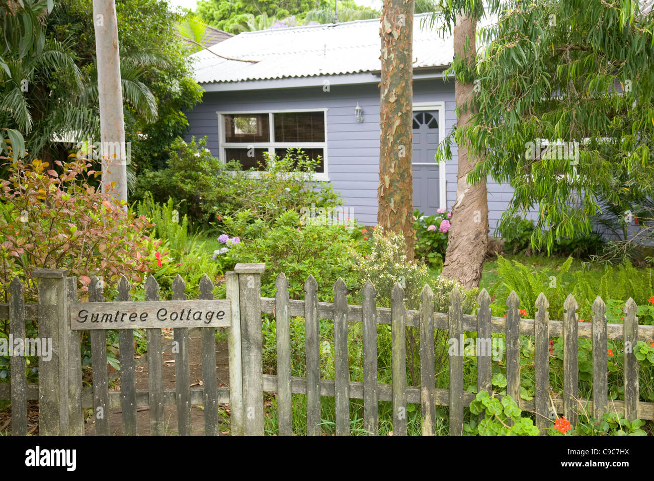 australian cottage in the beachside suburb of avalon,sydney,australia ...