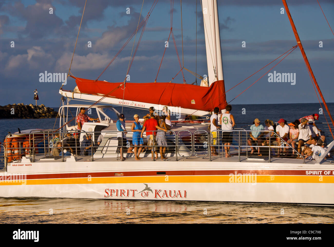 Large tourist catamaran hi-res stock photography and images - Alamy