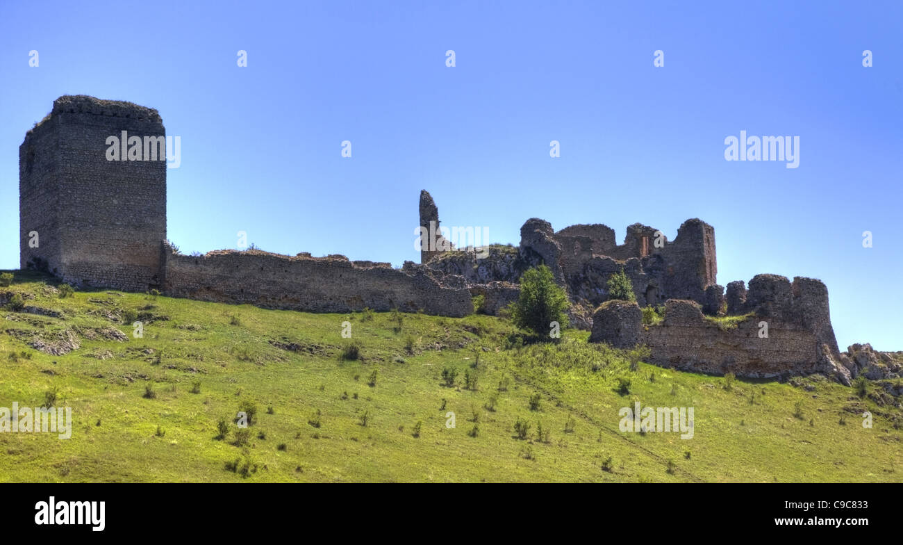 13th century castle on rocky hi-res stock photography and images - Alamy