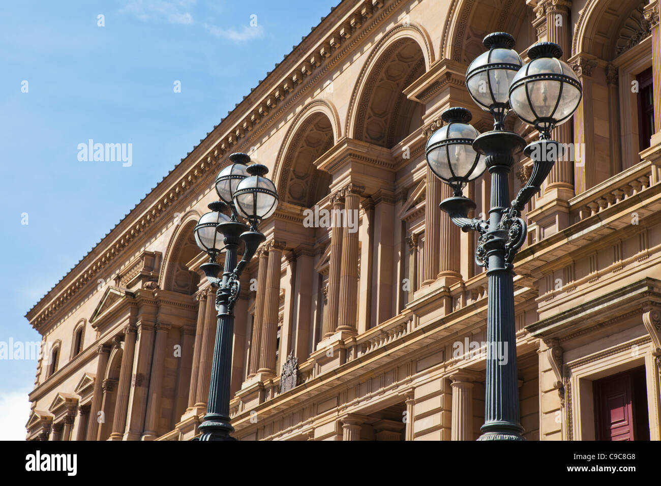 The old Treasury Building on spring street Collins st in Melbourne ...