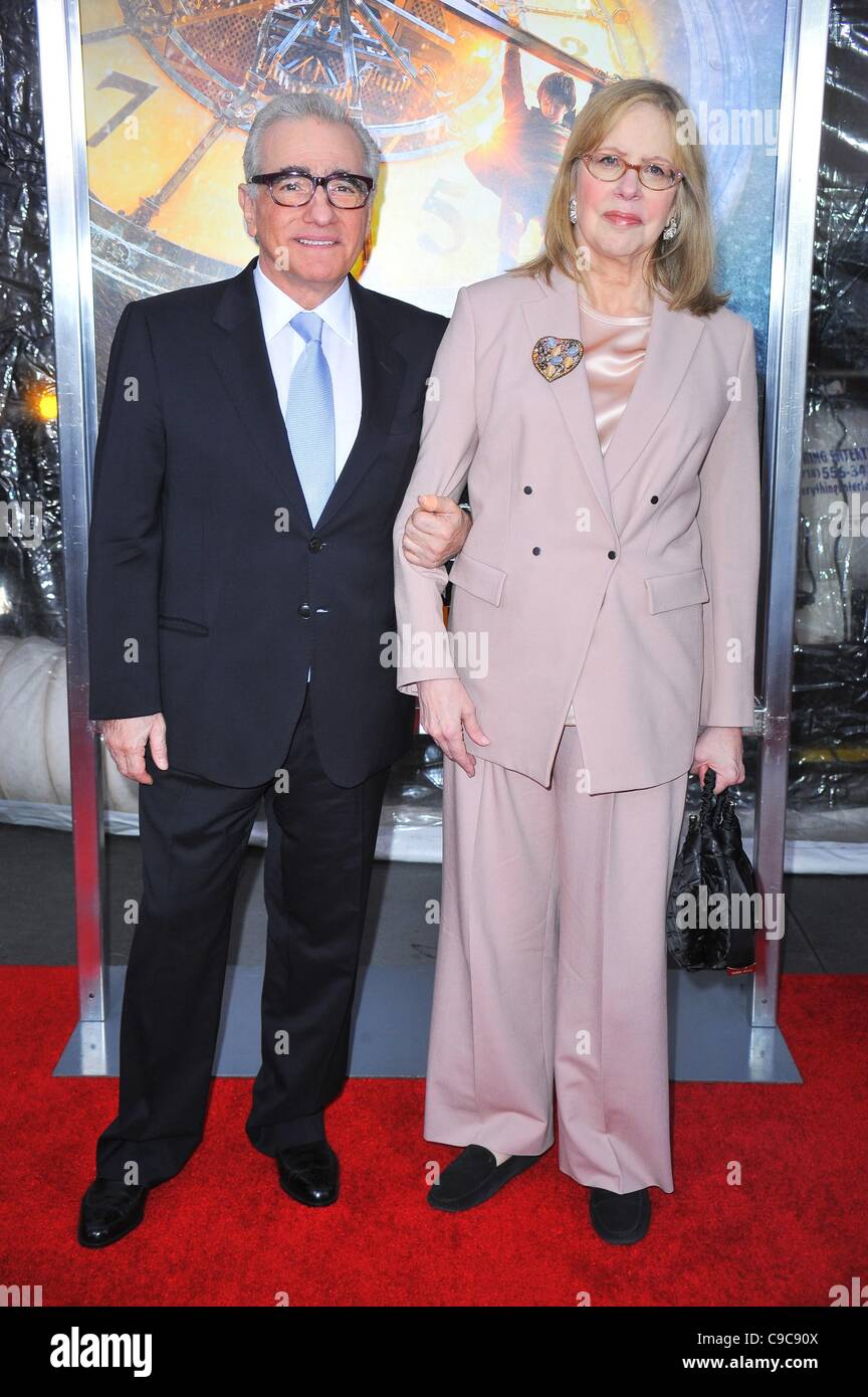 Martin Scorsese, Helen Scorsese at arrivals for HUGO Premiere, The ...