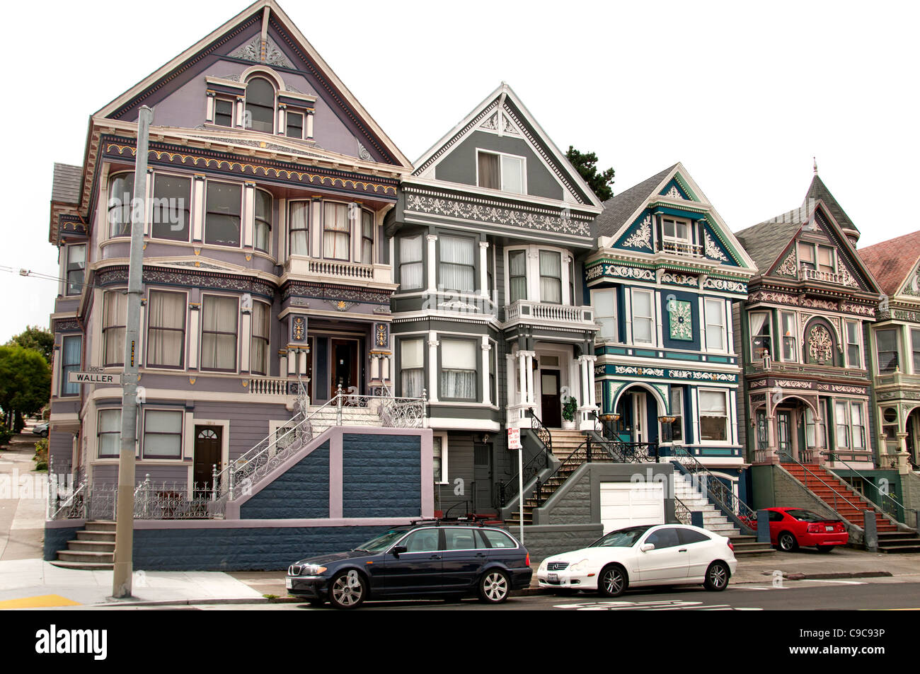 San Francisco Haight Ashbury California USA United States Stock Photo ...