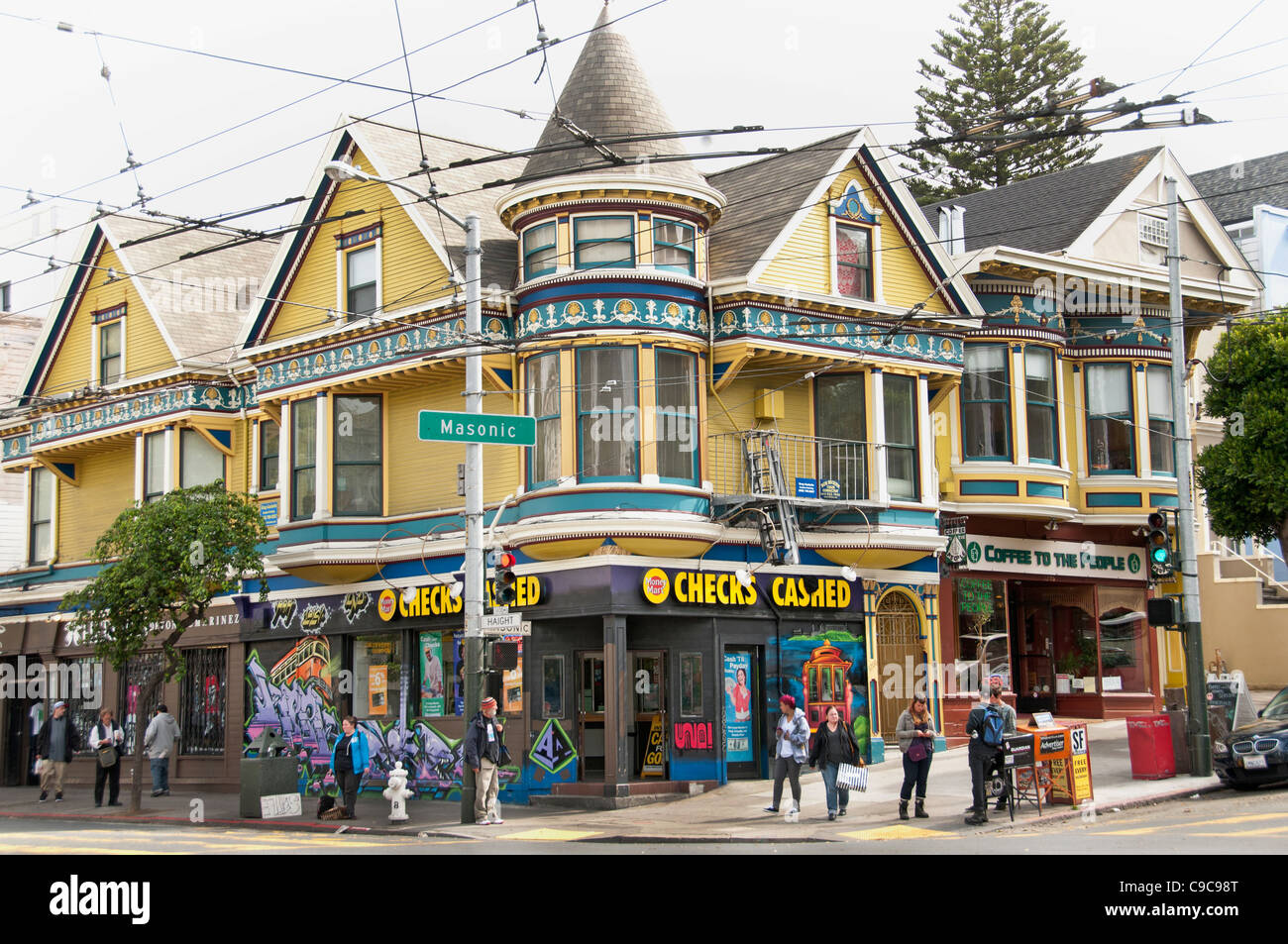 Checks Cashed Bank San Francisco Haight Street Ashbury California USA ...
