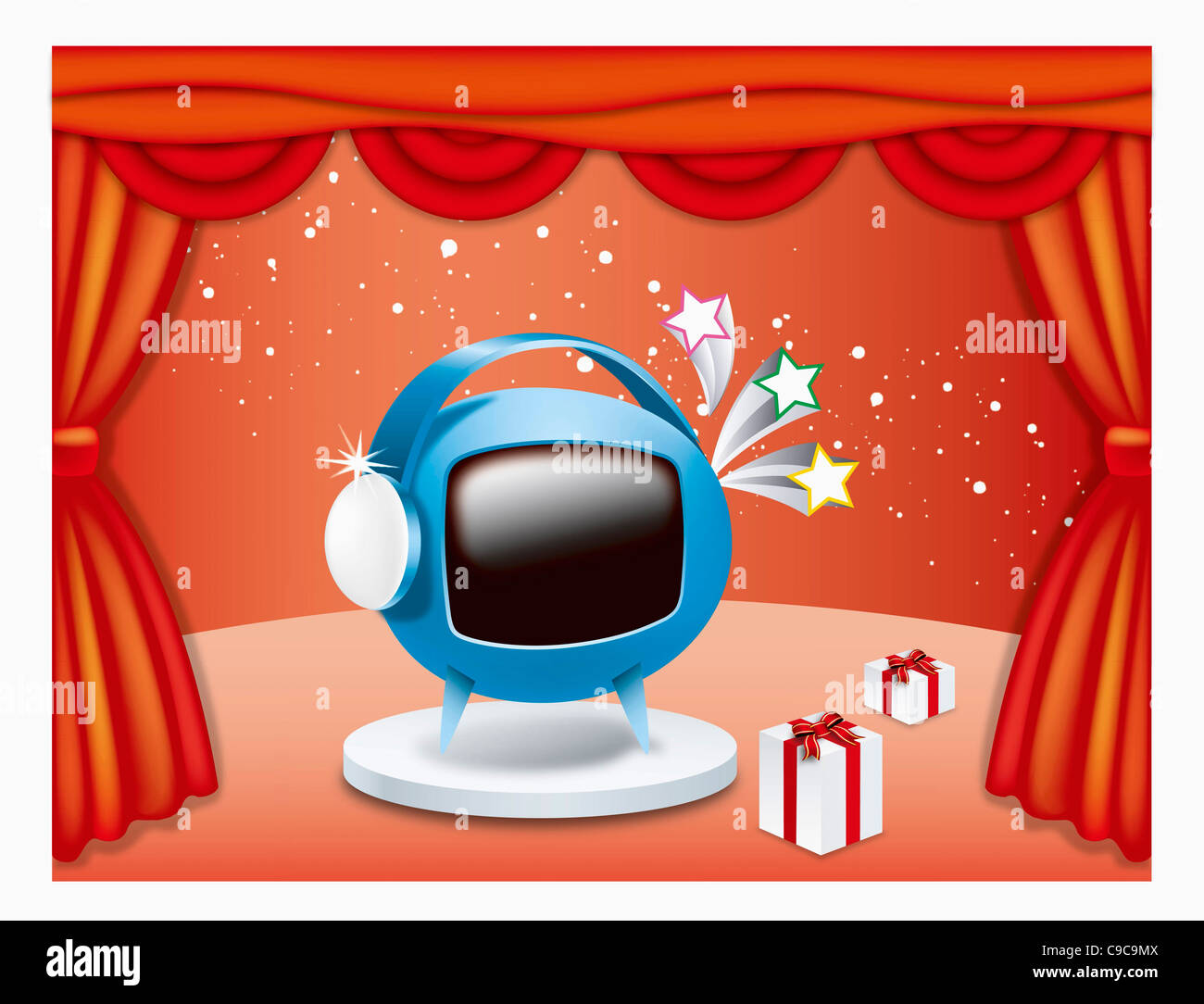 Stage monitor Cut Out Stock Images & Pictures - Alamy