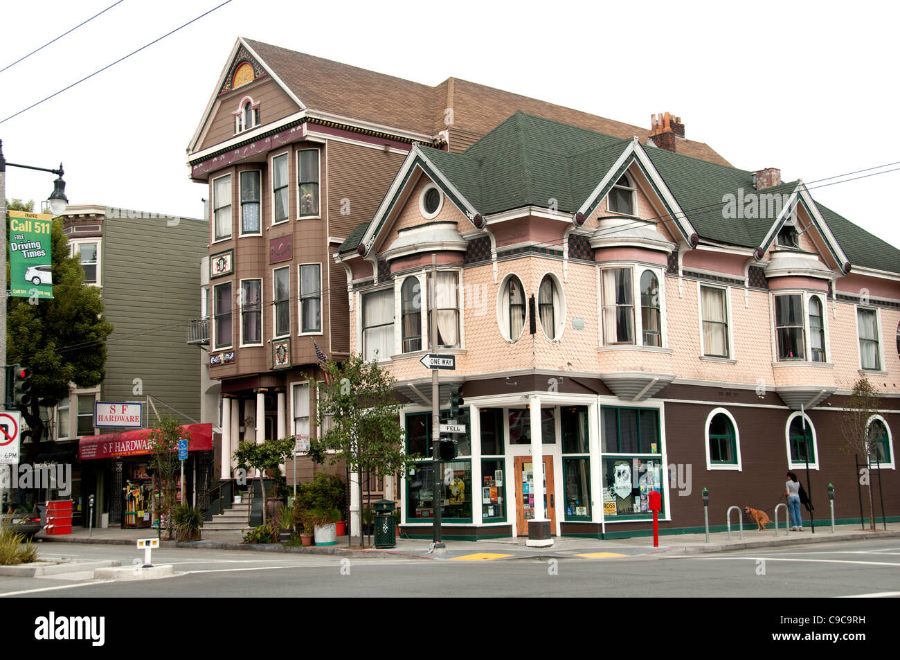 San Francisco Haight Ashbury California USA United States Stock Photo ...