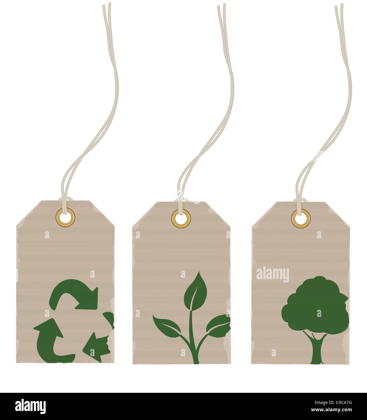 Recycling product information sign Cut Out Stock Images & Pictures - Alamy