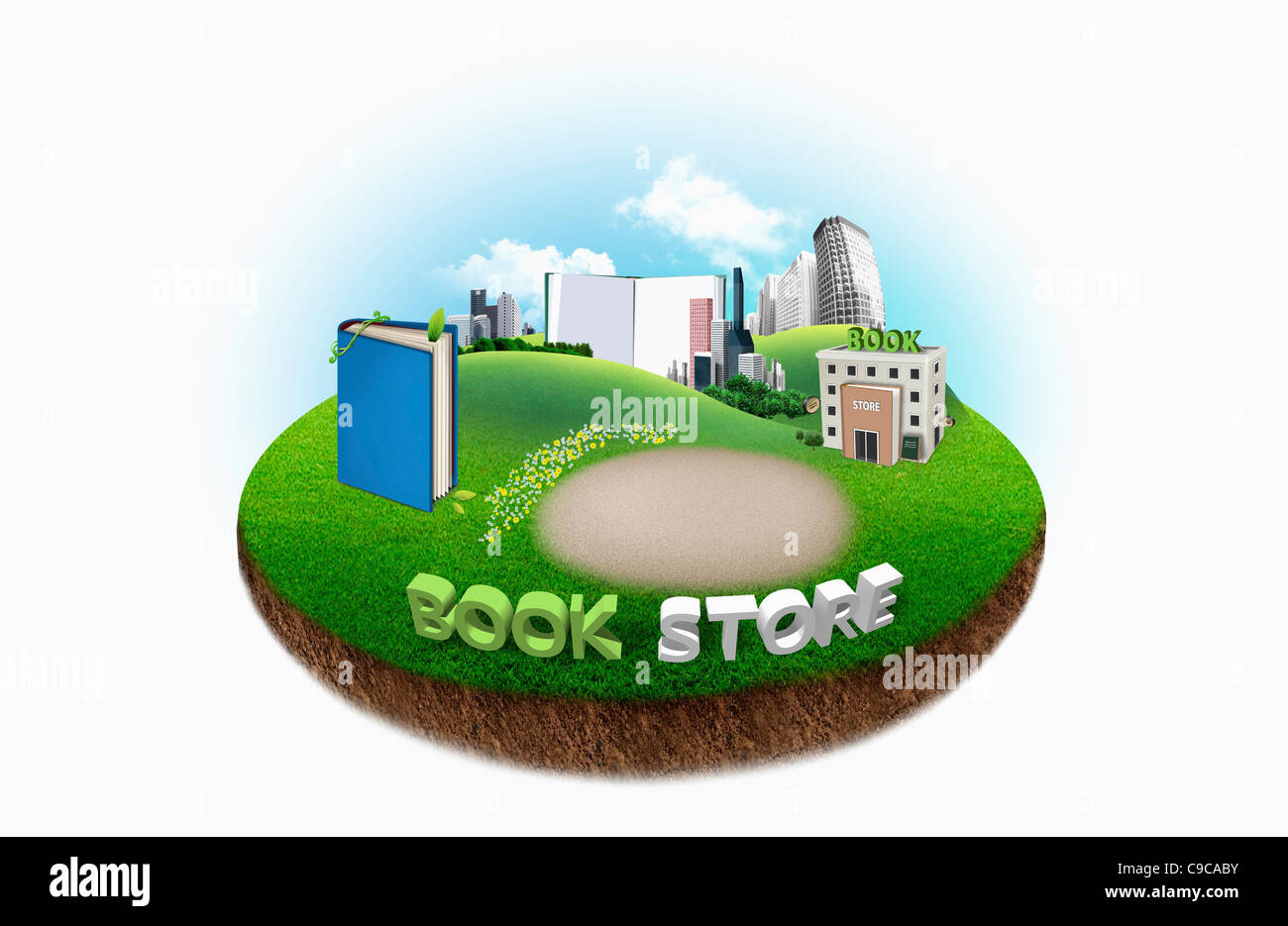 Bookstore building Cut Out Stock Images & Pictures - Alamy
