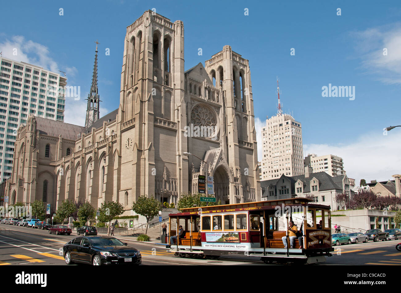 Grace Cathedral San Francisco High Resolution Stock Photography and ...