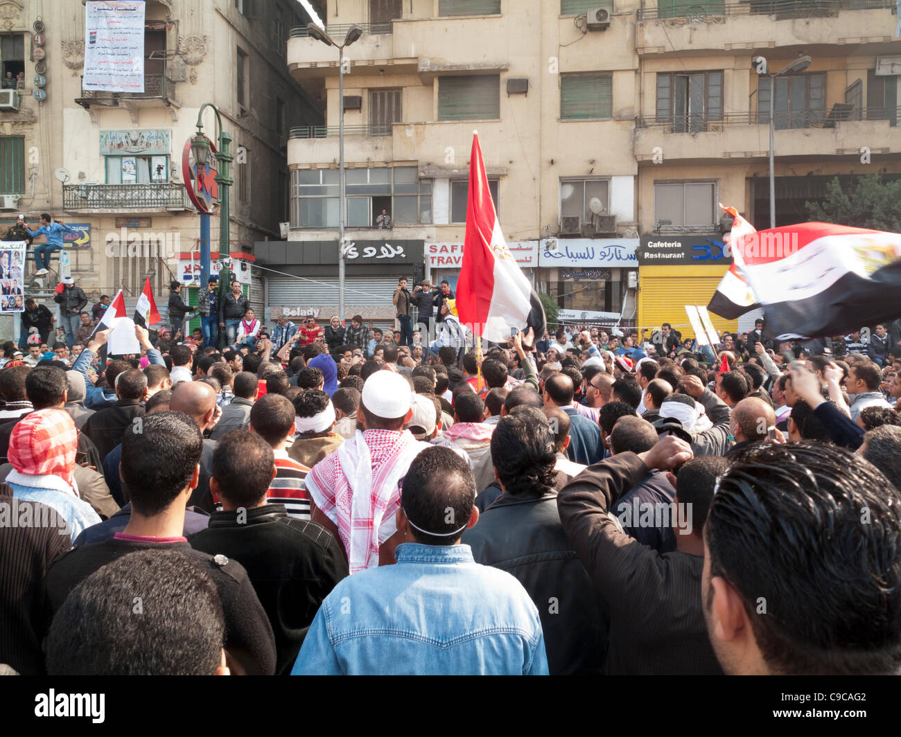 Protest tahrir square 2011 hi-res stock photography and images - Alamy