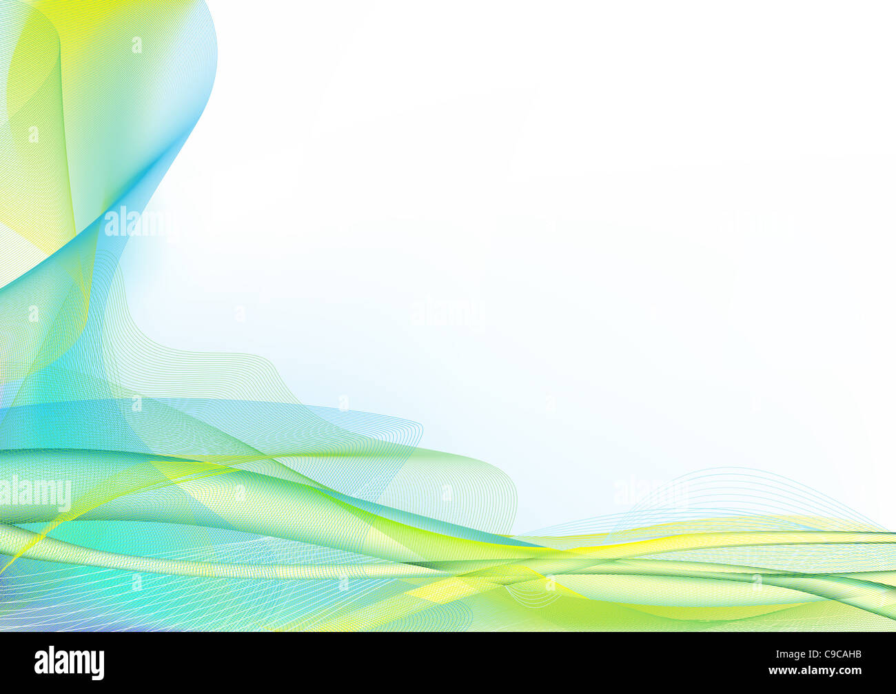 abstract background made of color splashes and curved lines Stock Photo ...