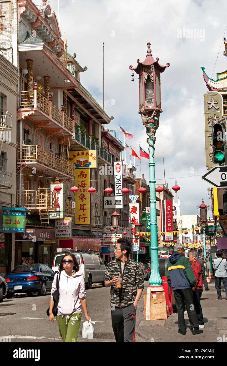 Chinatown China Town San Francisco California USA American United ...
