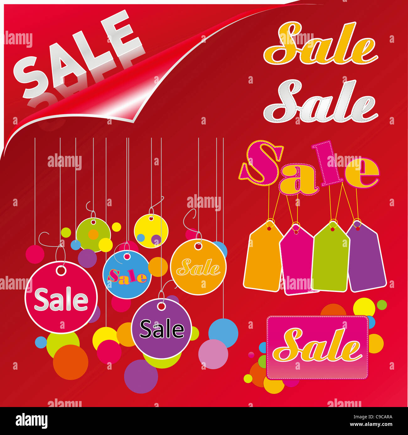 Various icons for sale Stock Photo - Alamy