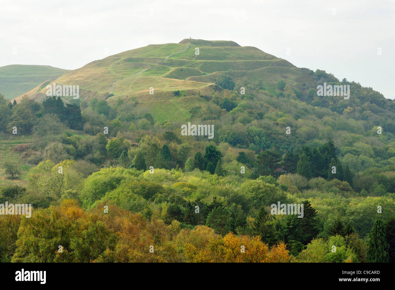 The British Camp Iron Age Hill Fort, Herefordshire Beacon in the ...