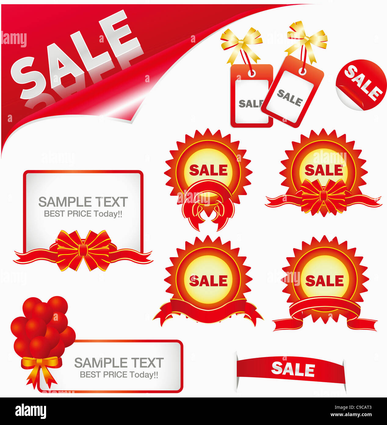 Various icons for sale Stock Photo - Alamy
