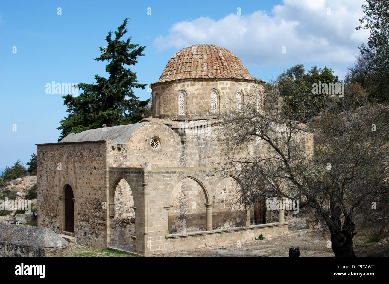 The Greek Orthodox monastic church of Antiphonitis in North Cyprus ...
