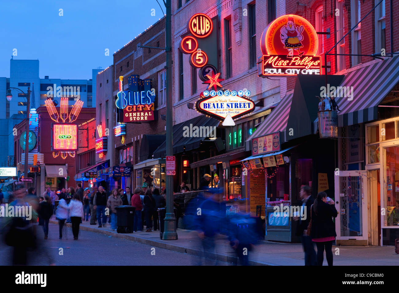 Beale Street, Memphis Stock Photo - Alamy