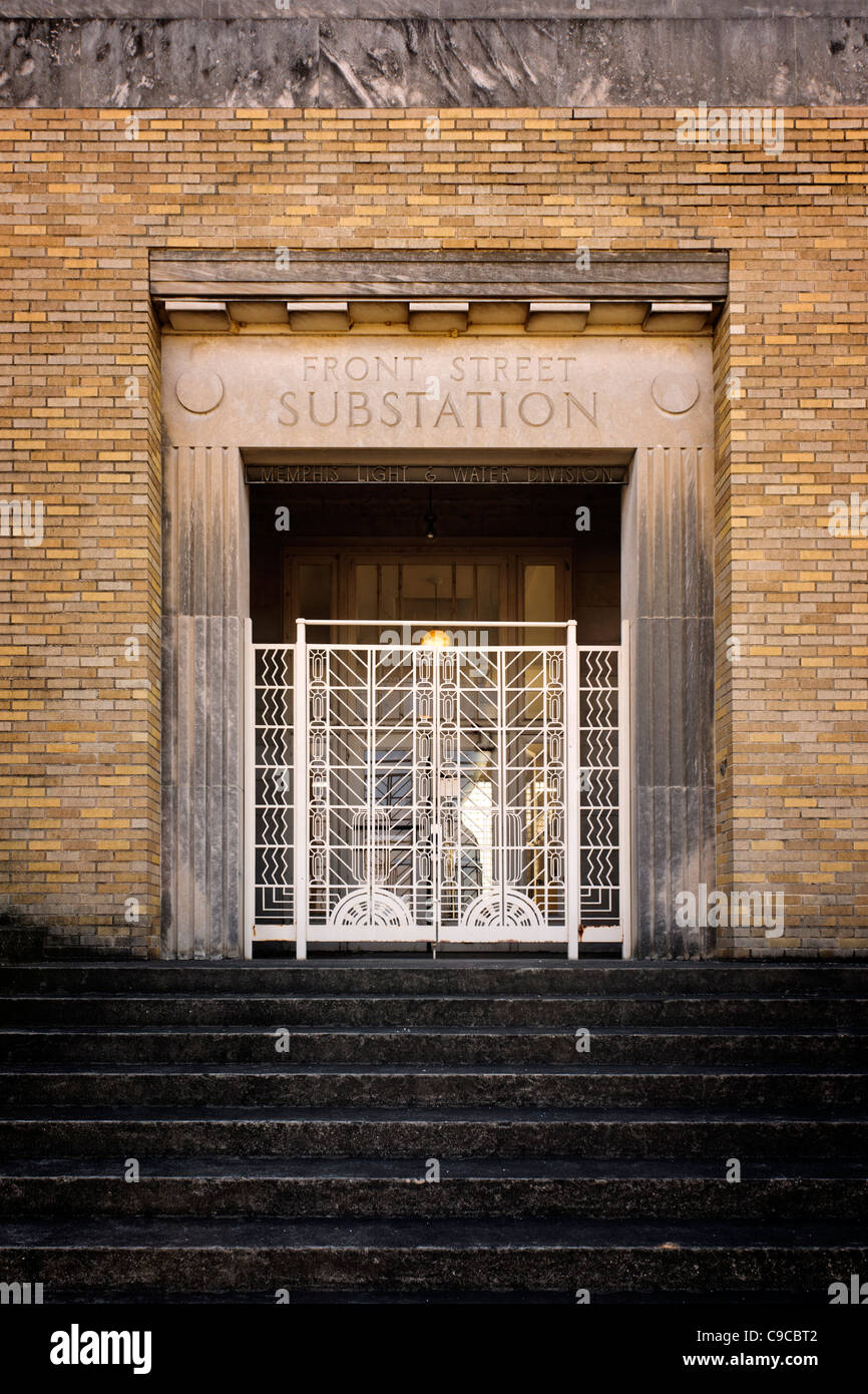 MLGW Substation Front street, Memphis Stock Photo - Alamy