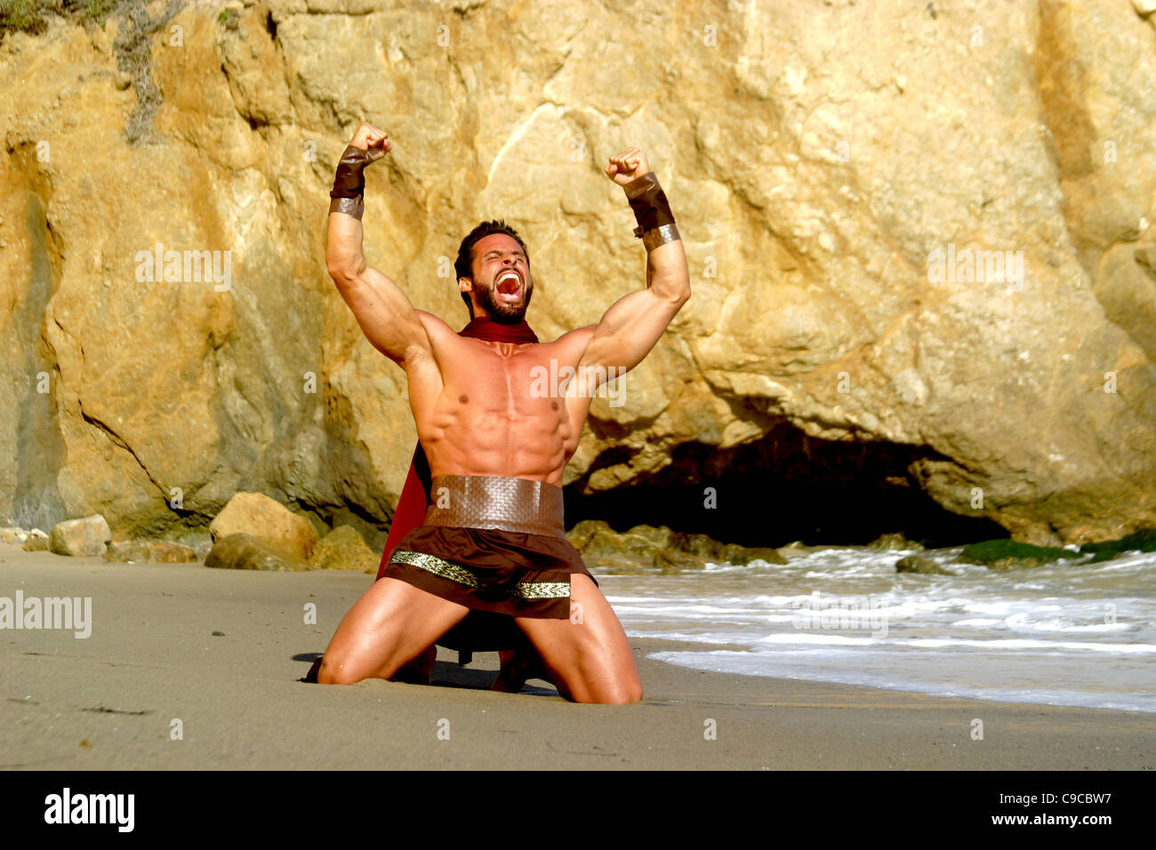 Ancient Greek Male Warrior Stock Photo - Alamy