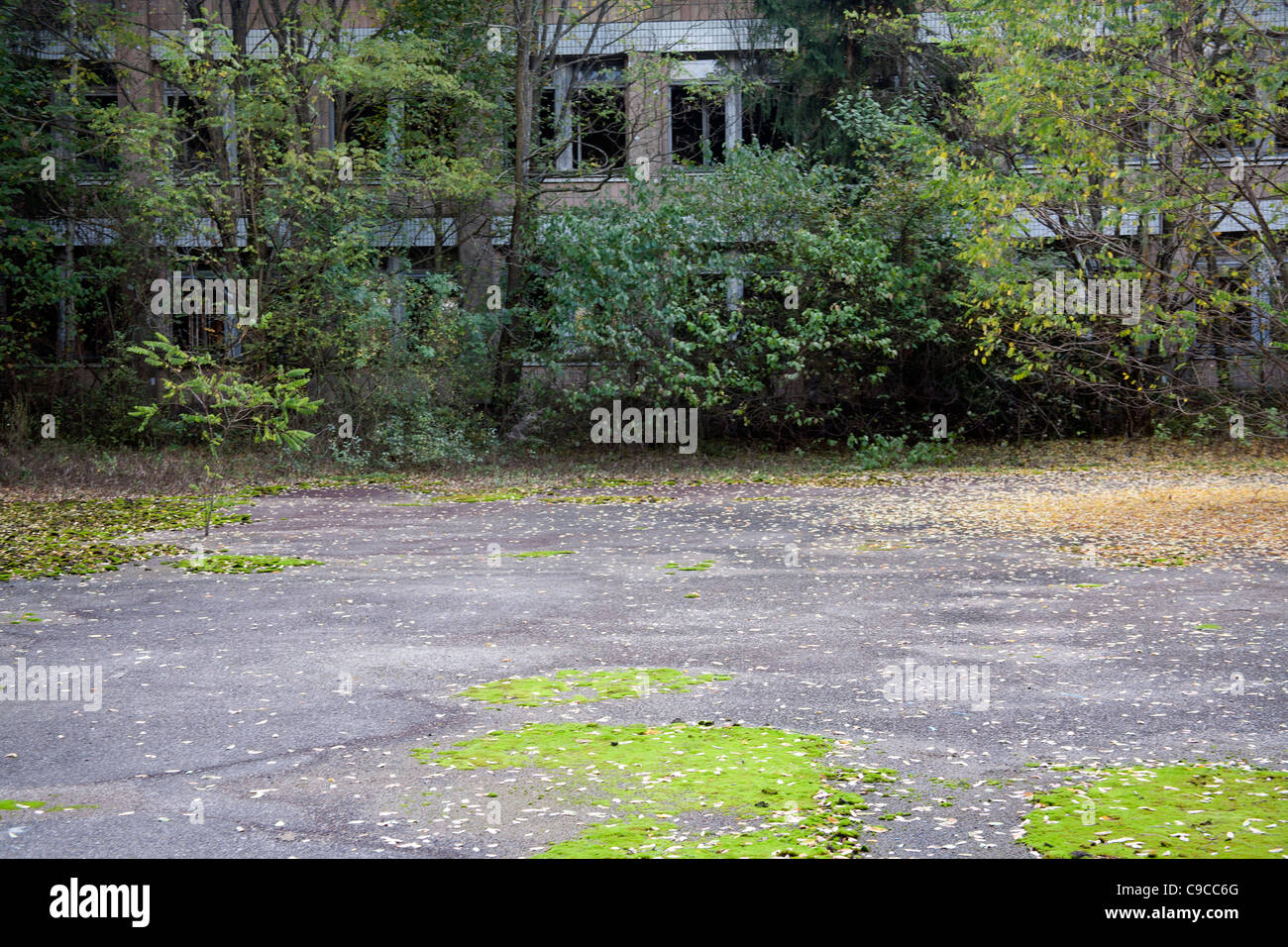 The playground of Pripyat Middle School Sportivnaya Street, Pripyat ...