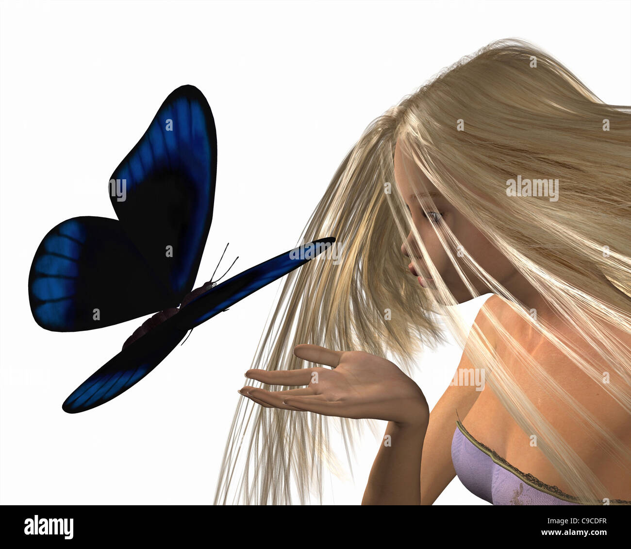 Butterfly fantasy art hi-res stock photography and images - Alamy