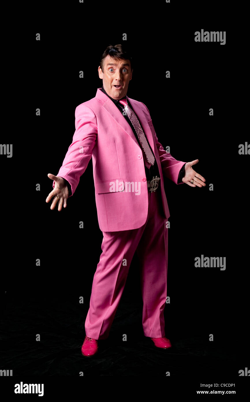 Showman and Cliff Richard impersonator Perry Dennis Stock Photo - Alamy