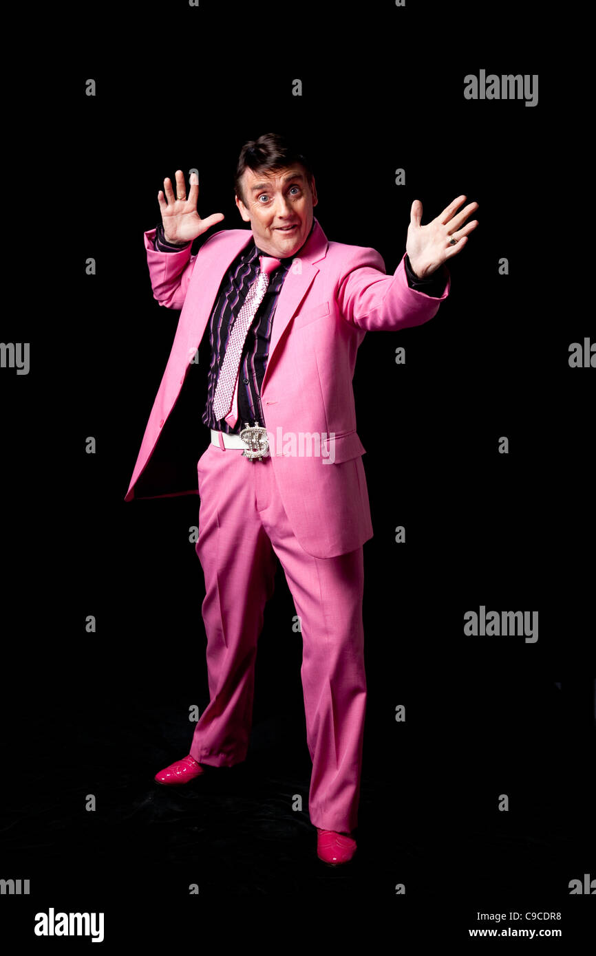 Showman and Cliff Richard impersonator Perry Dennis Stock Photo - Alamy